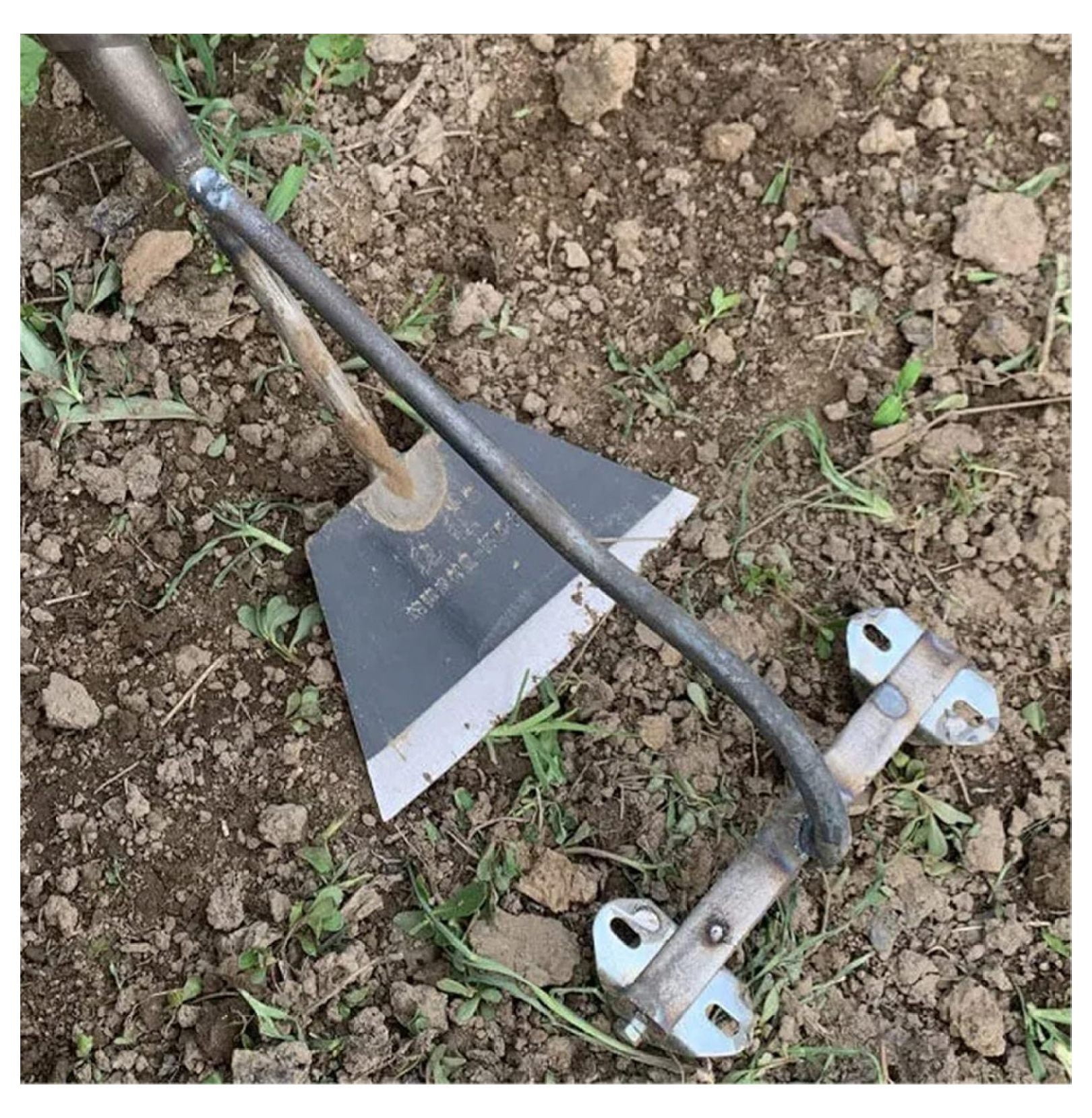 Garden Hoe Tool Weed Hoe All-Steel Hardened Dutch Hoe Quick Weeder ...