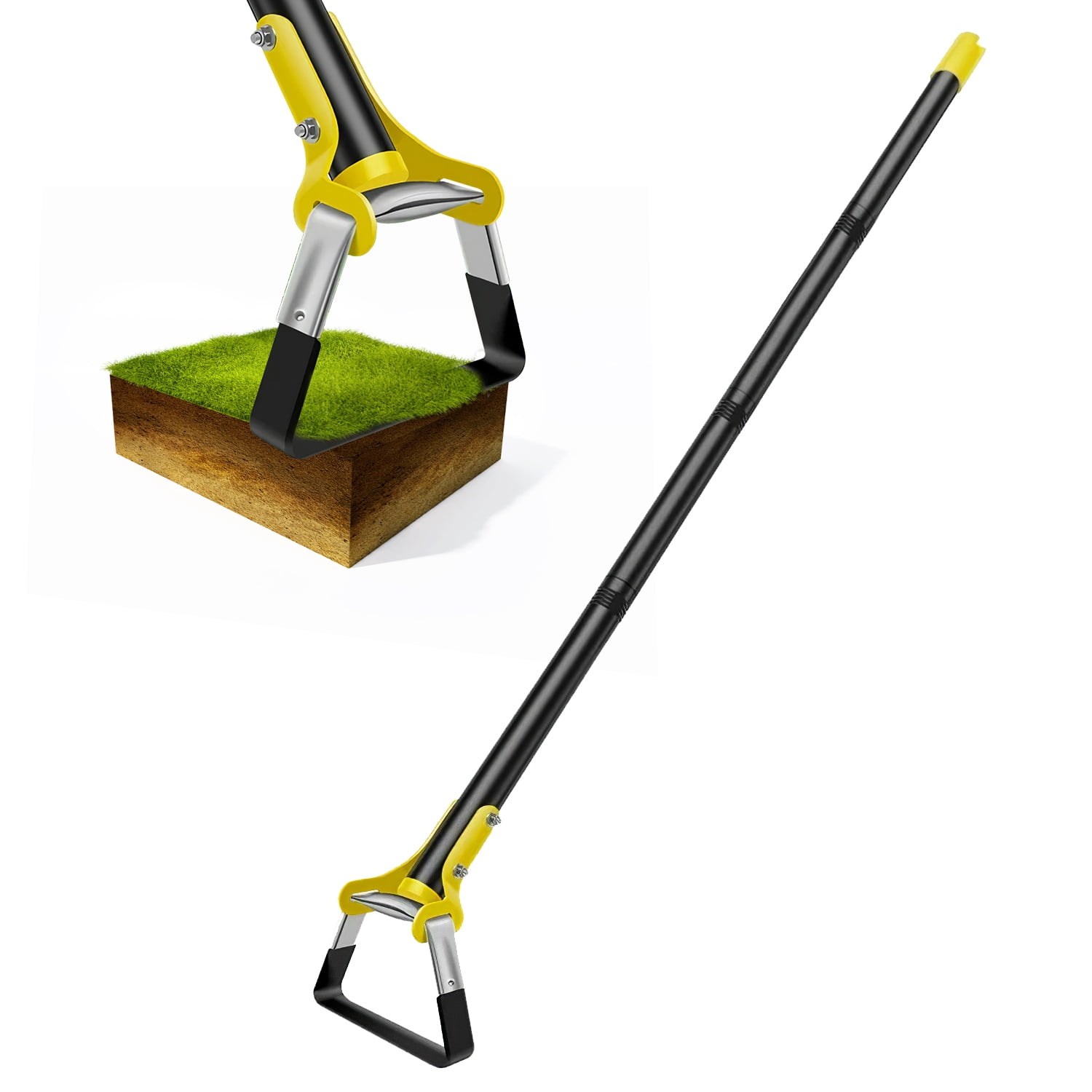 Garden Hoe Tool TeqHome Heavy Duty Scuffle Garden Hula Hoes for Weeding ...