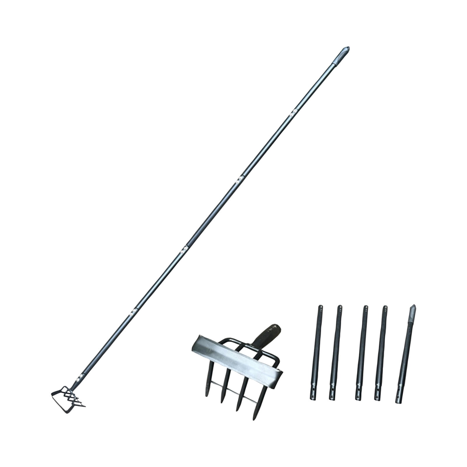Garden Hoe Tools - Heavy Duty 2-in-1 Hoe With Cultivator For Weeding ...