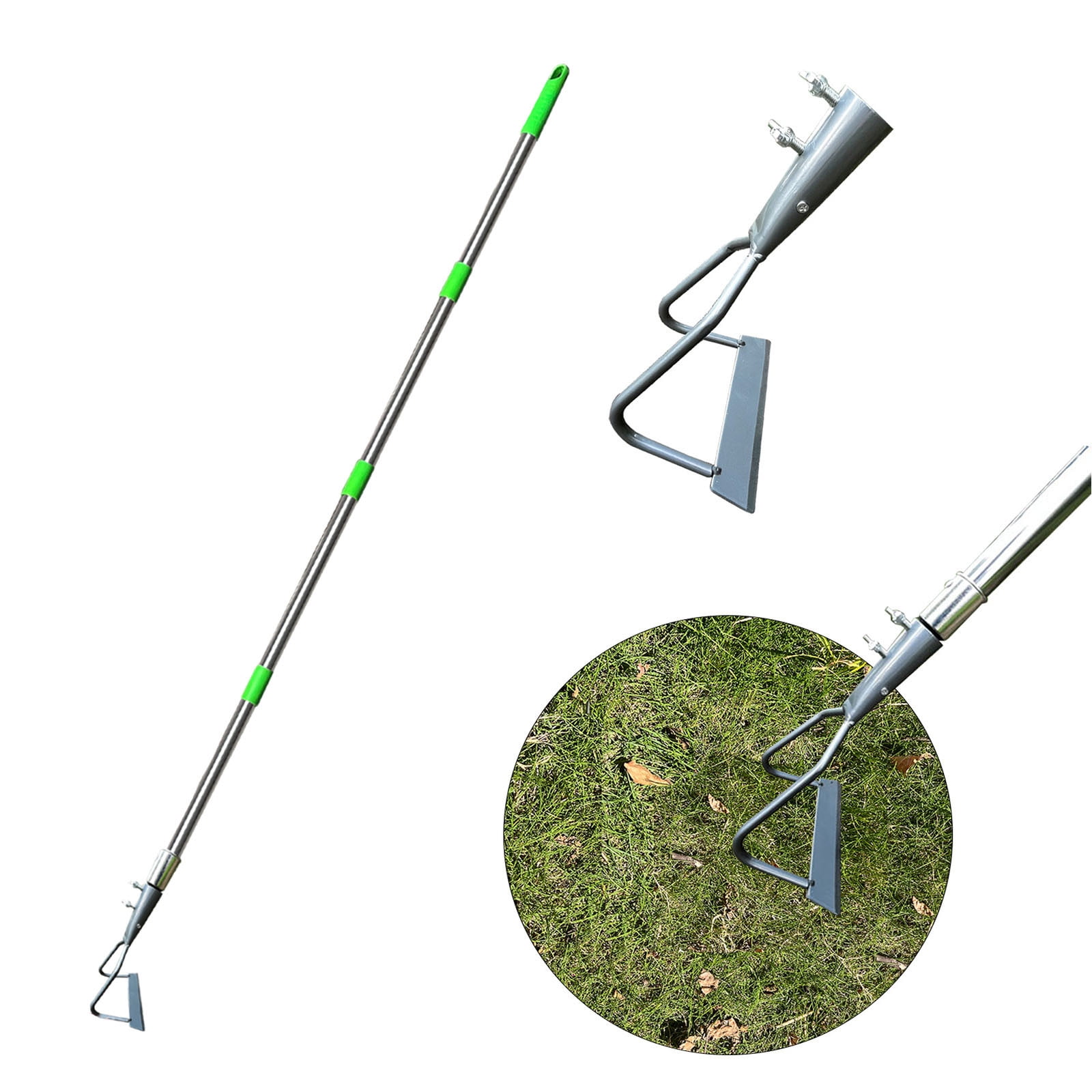 Garden Hoe, Weeding Tool, Full Stainless Steel Hollow Hoe, Heavy Duty ...