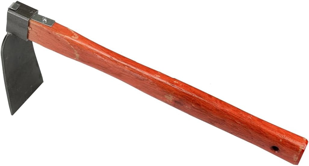 Garden Hoe with Wooden Handle | Heavy Duty Steel Gardening Tool for ...