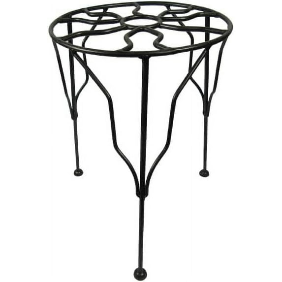 Garden & Home 15 Inch Plant Stand, Steel Black Heavy Duty Indoor Plant ...