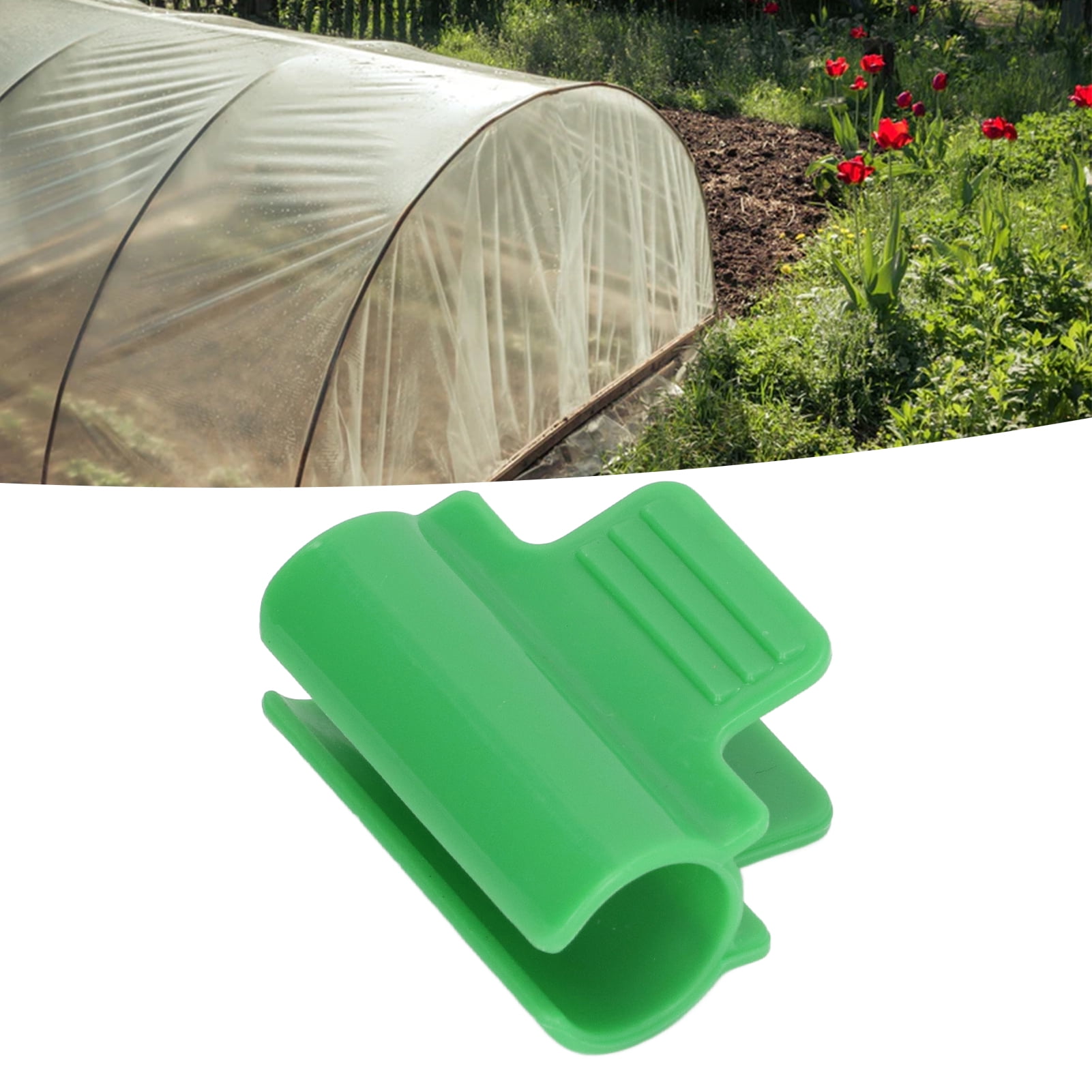 Garden Hoop Clips: Easy,Grip Clamps For Row Covers, Netting Films, 24 ...