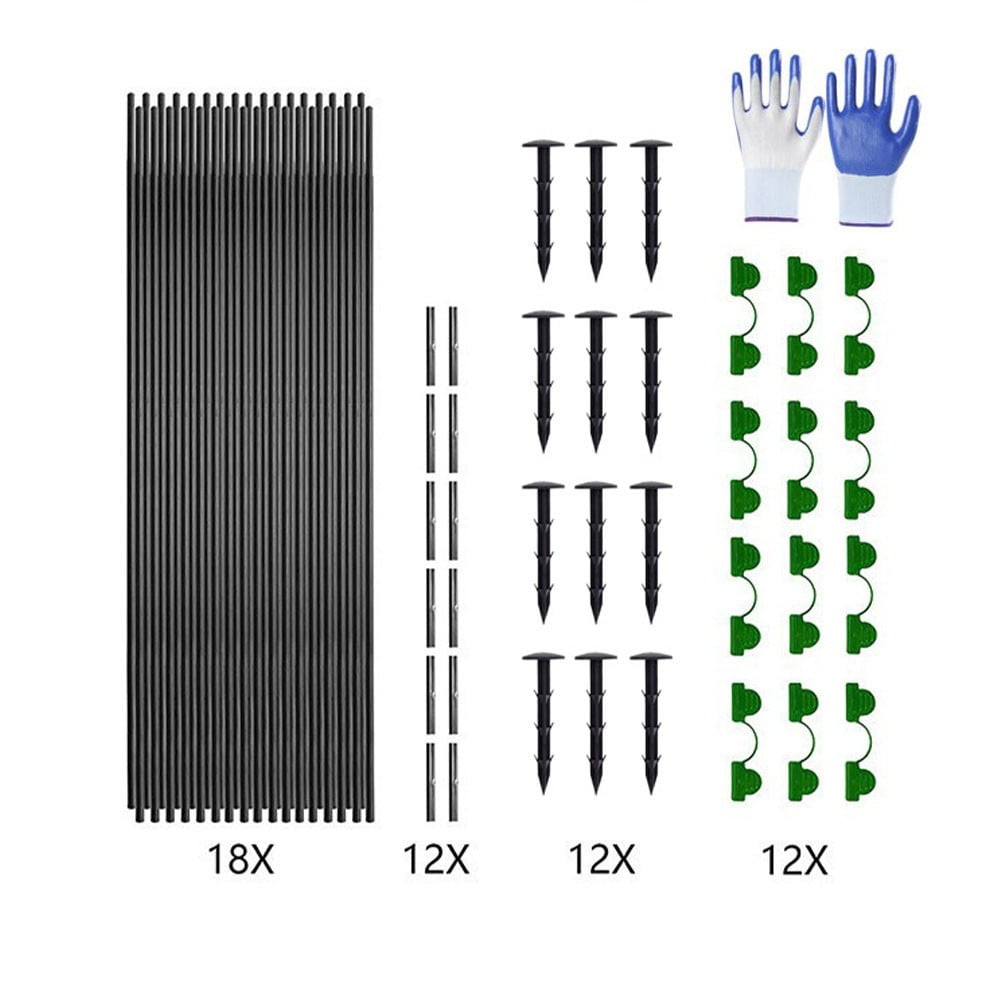 Garden Hoops For Elevated Bed Covers Greenhouse Garden Planting Tunnel ...