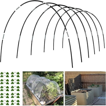 Walmart Garden Mesh Netting & Hoops Kit, 8x26 FT for Plants, Fruits ...