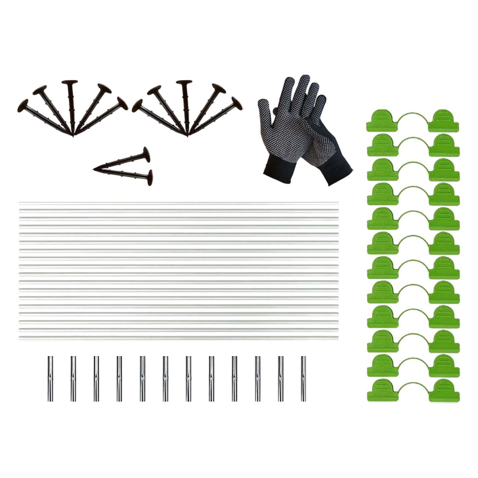 Garden Hoops Set Bendable DIY Plant Support Garden Stakes for Garden ...