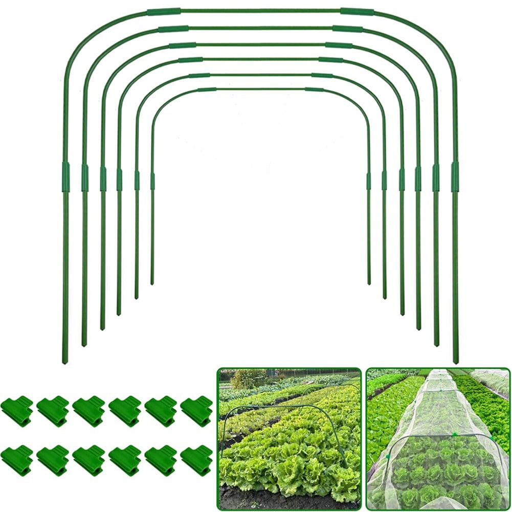 Garden Hoops for Netting Grow Tunnel Hoop for Garden Netting Frame 80× ...