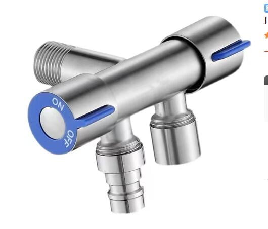 Garden Horse Splitter 2 Way Heavy Duty Connector Tap Washing Machine ...