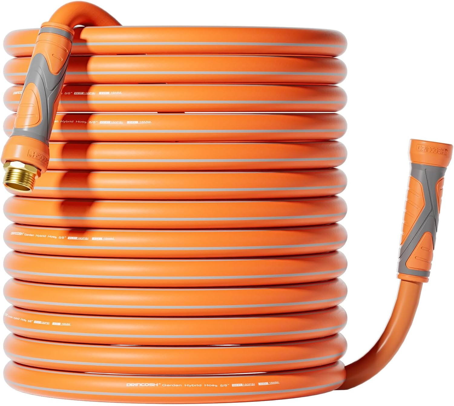 Garden Hose 100 ft x 5/8" Flexible Garden Hose Ultra Durable Water Hose ...