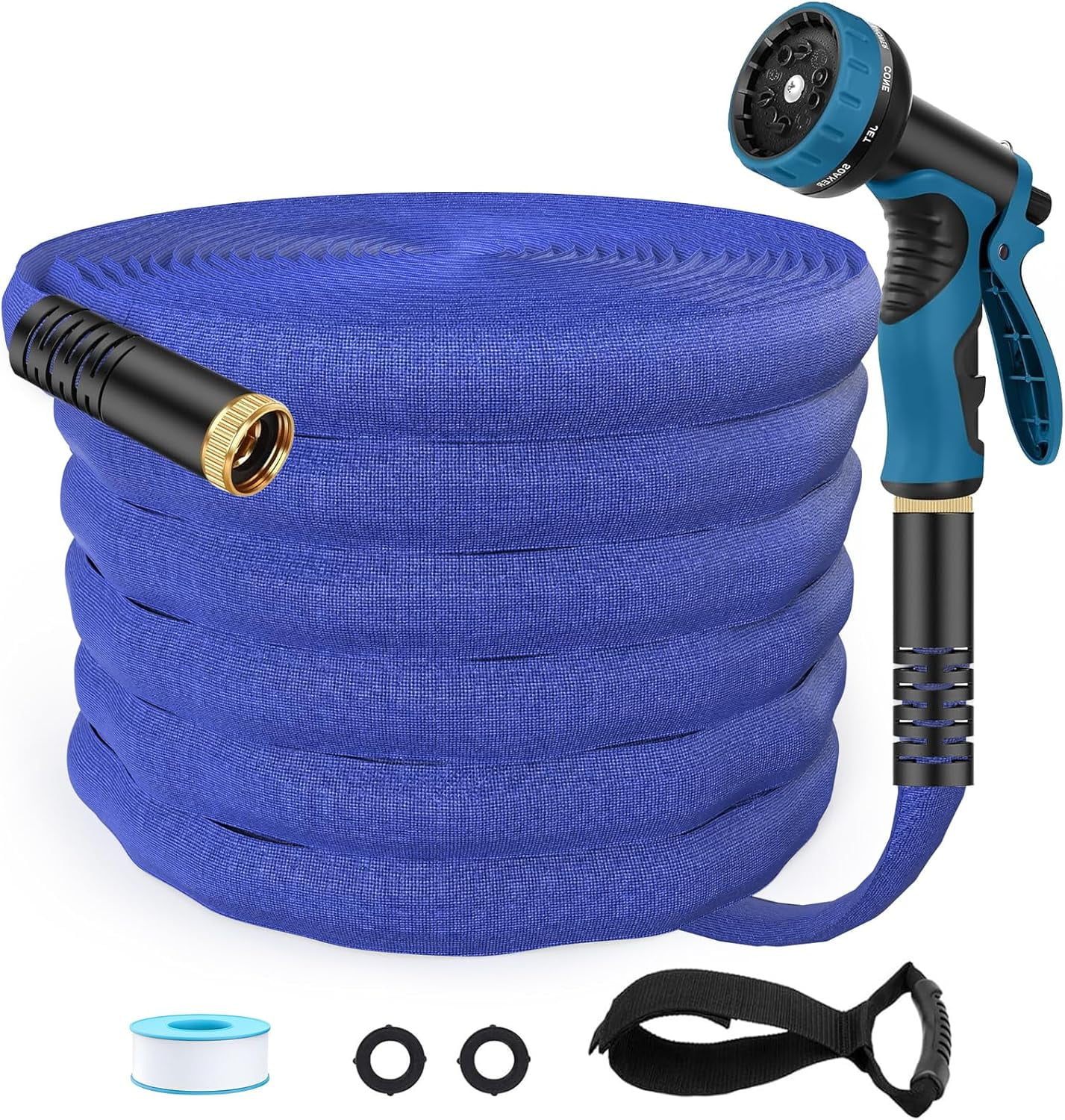 Garden Hose 100ft, Lightweight Water Hose with 10Function Spray ...