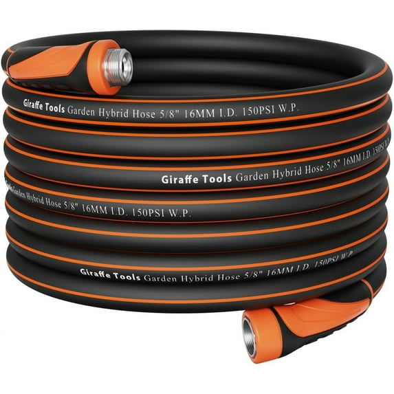 Garden Hose 100ft x 5/8", Water Heavy Duty, Flexible, Lightweight ...