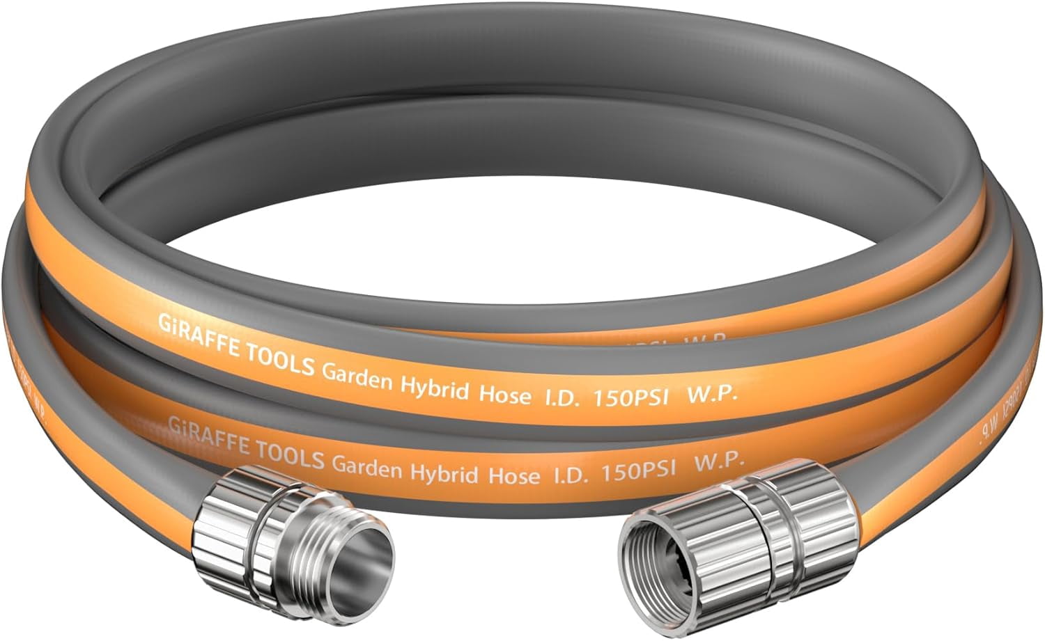Garden Hose 10FT, 5/8" Lightweight Lay Flat Water Hose, Custom Length ...
