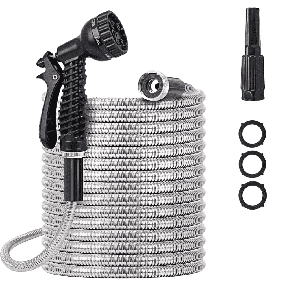Customer reviews for Garden Hose 50 FT,304 Stainless Steel Heavy Duty ...