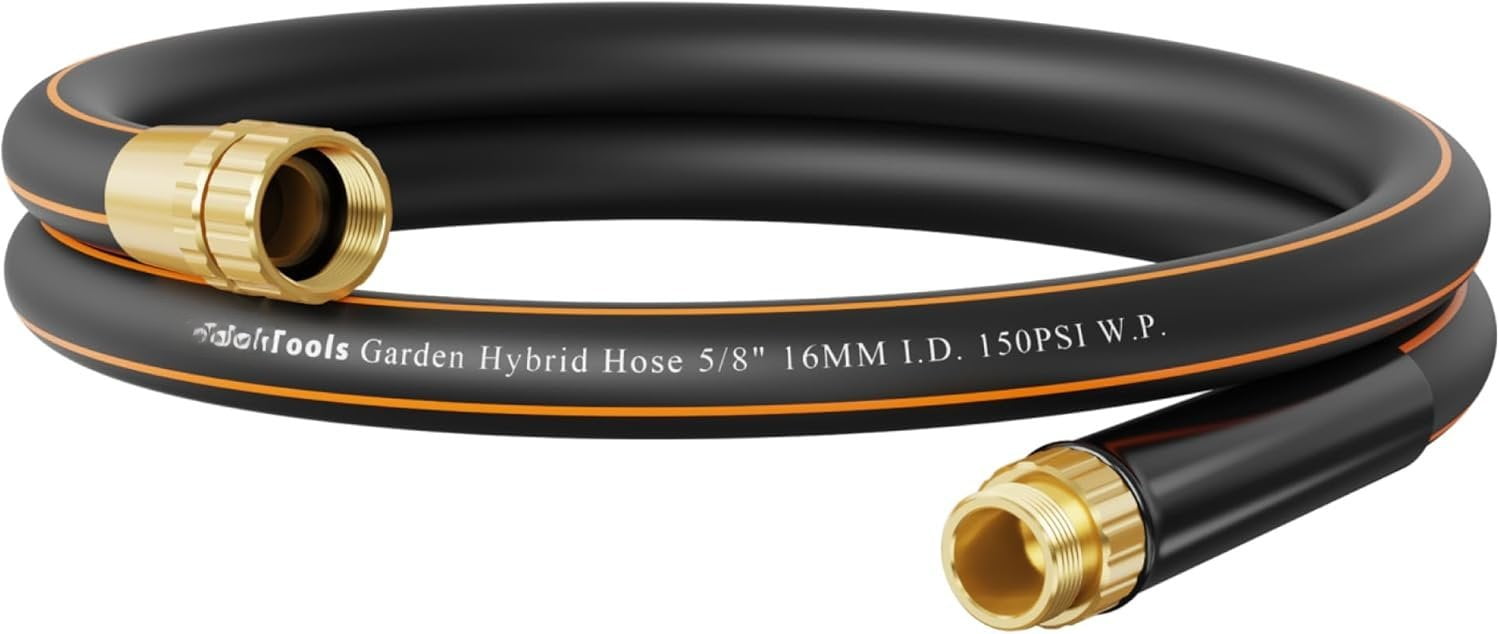 Garden Hose 2ft x 5/8", 24INCH Short Water Hose , Lightweight, Flexible ...