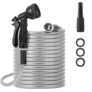 YAMATIC Short Garden Hose 5/8 x 5 ft, Heavy Duty, 600 PSI Burst, All ...