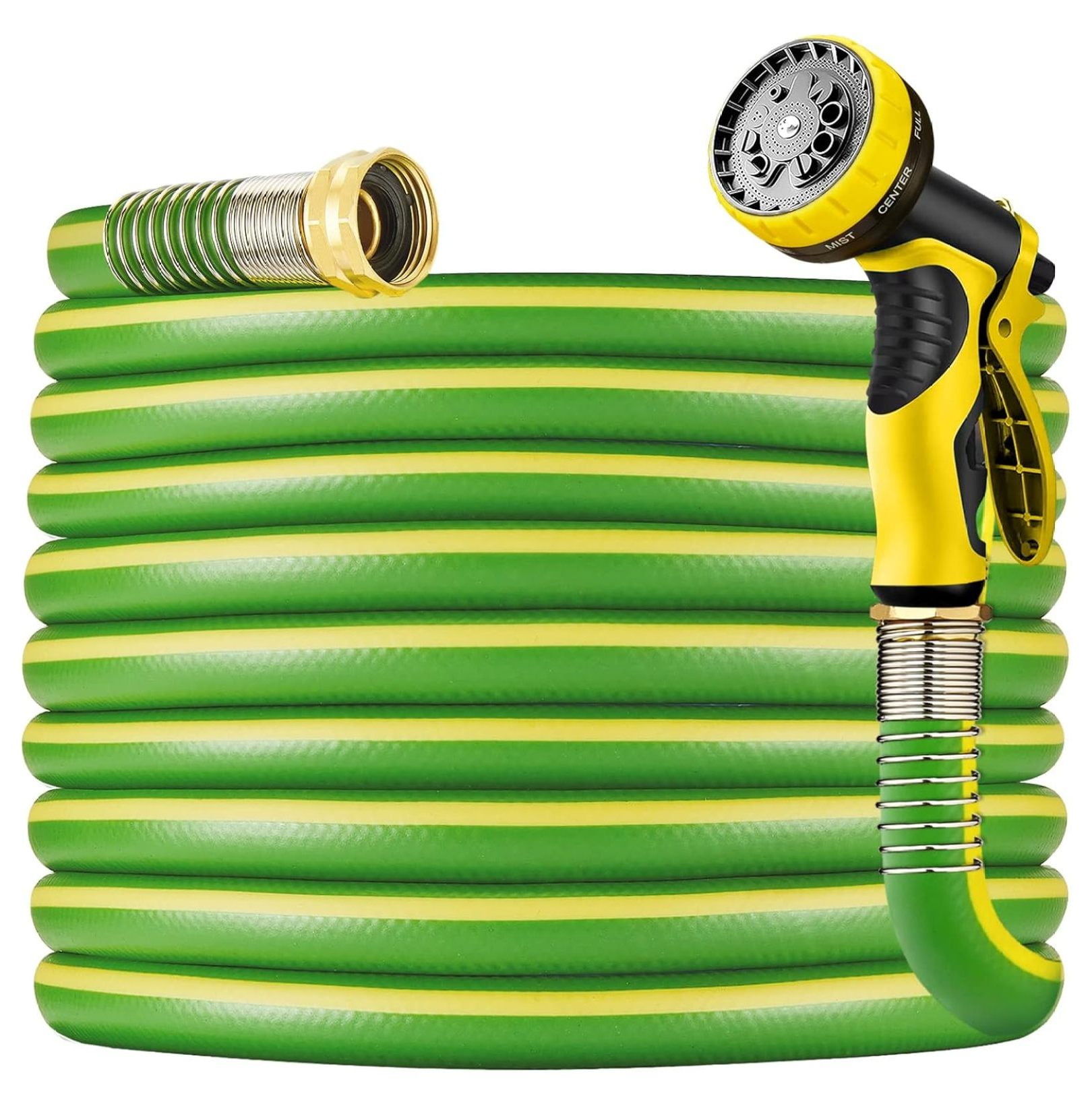 Garden Hose 5/8"x100 ft Heavy Duty-Ultra-Durable,Kink-less,Lightweight ...
