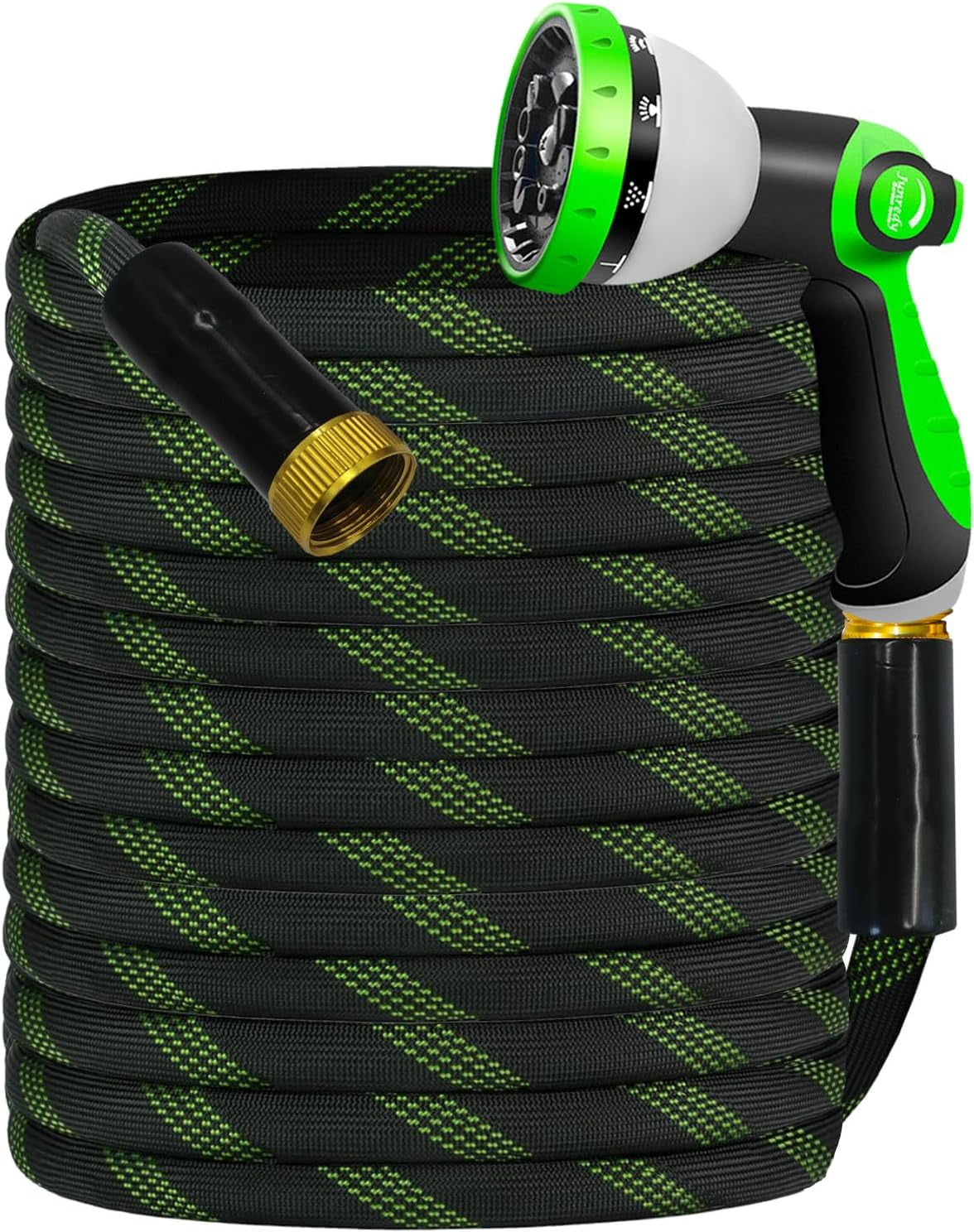 Garden Hose 50 FT, NON-EXPANDABLE Heavy-Duty Flexible & Lightweight ...