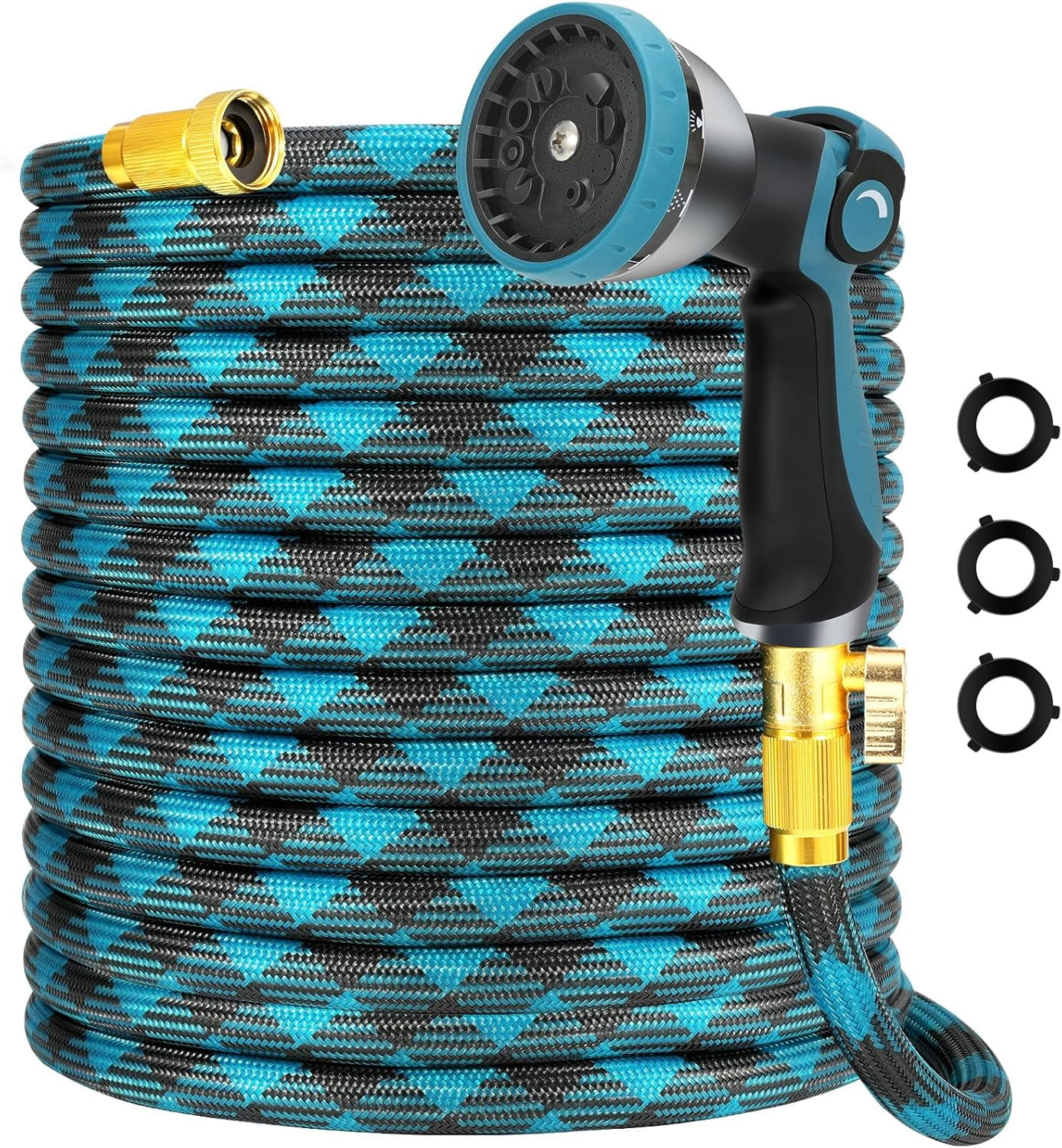 Garden Hose 50 FT NON-EXPANDABLE Water Hose Flexible Garden Hose ...