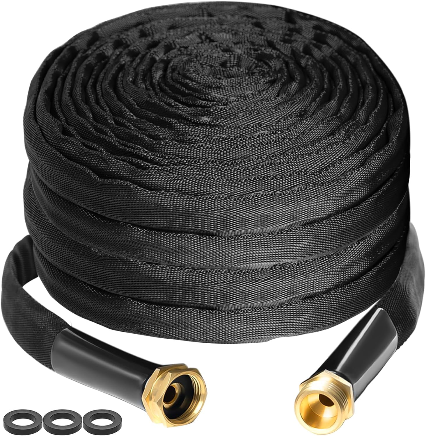 Garden Hose 50ft, Made of TPE(Not PVC), Ultra-Light & Flexible Water ...