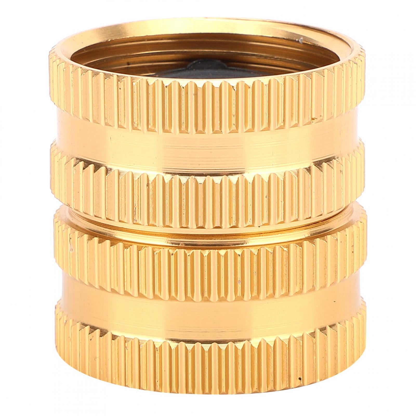 Garden Hose Adapter, 3/4" Brass Hose Tap Connector Threaded Garden ...