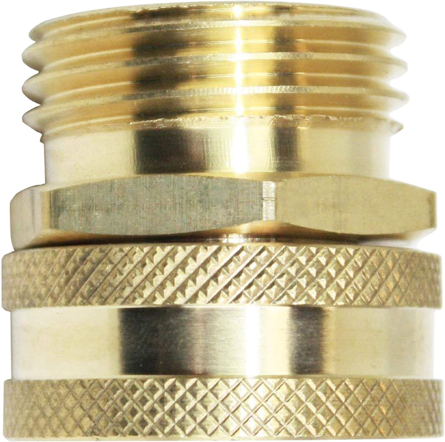 Garden Hose Adapter Garden Hose Swivel 3/4" GHT Male x 3/4" GHT Female ...