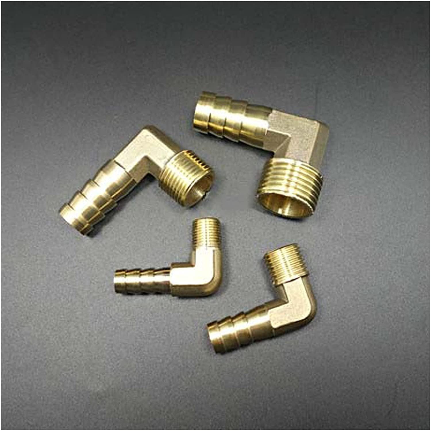 Garden Hose Connector Accessories Connector Male Elbow Hose Barb Fitting Hose Tail Brass Fitting ...