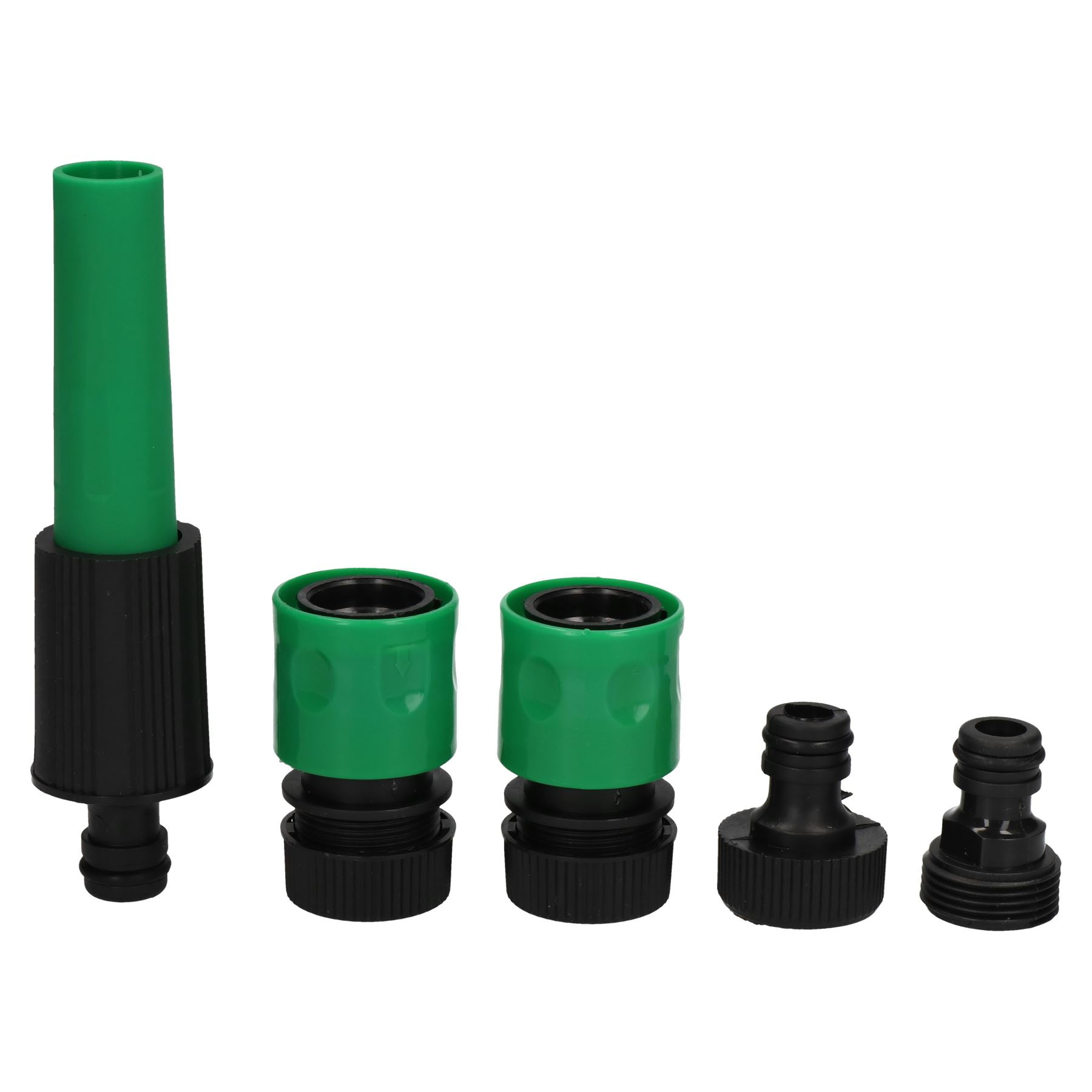 Garden Hose Connector Accessory Fitting Nozzle 5pc Set Watering ...
