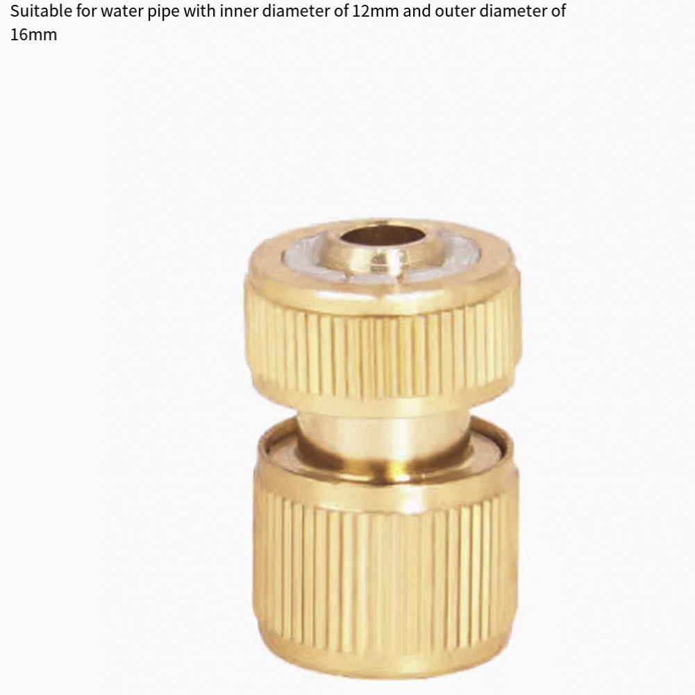 Garden Hose Connector Adapter Coupling Quick Coupling 4-Piece Set 3/4 ...