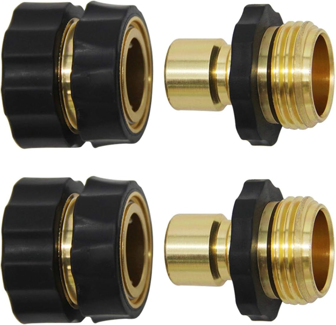 Heavy Duty Garden Hose Connector, Quick Connect Fittings for Nozzles ...