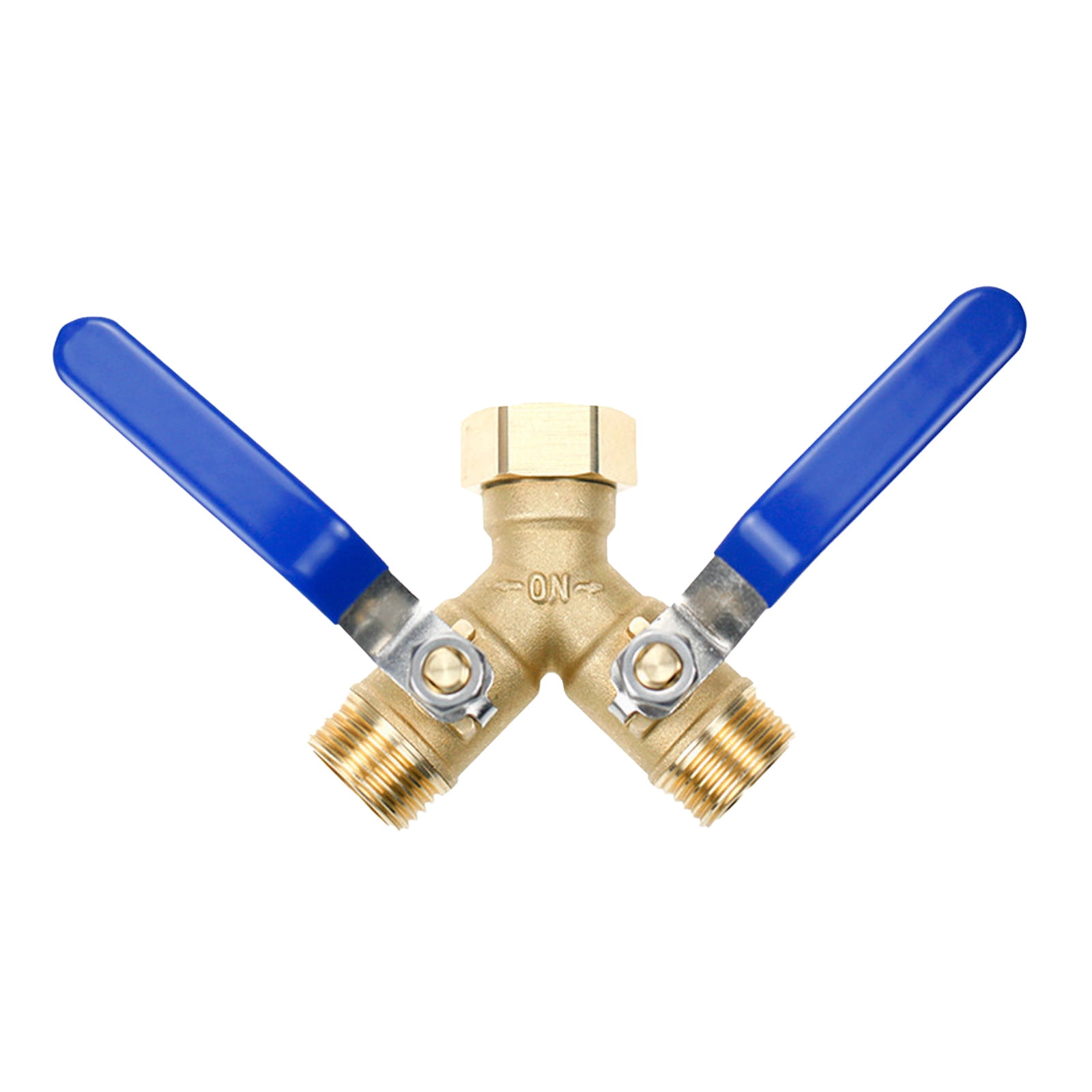 Garden Hose Distributor 2 Way Heavy Duty Full Flow Hose Y Distributor ...
