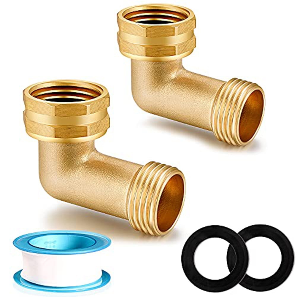 Garden Hose Elbow Fitting 90 Degree Brass Fitting Hose Elbow for RV ...