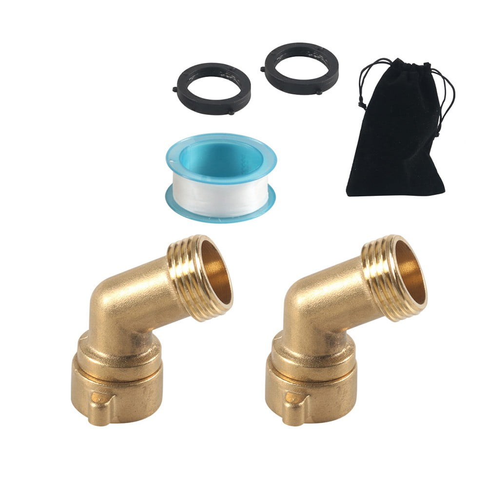 Garden Hose Elbow Fitting 90 Degree Brass Fitting Hose Elbow for RV ...