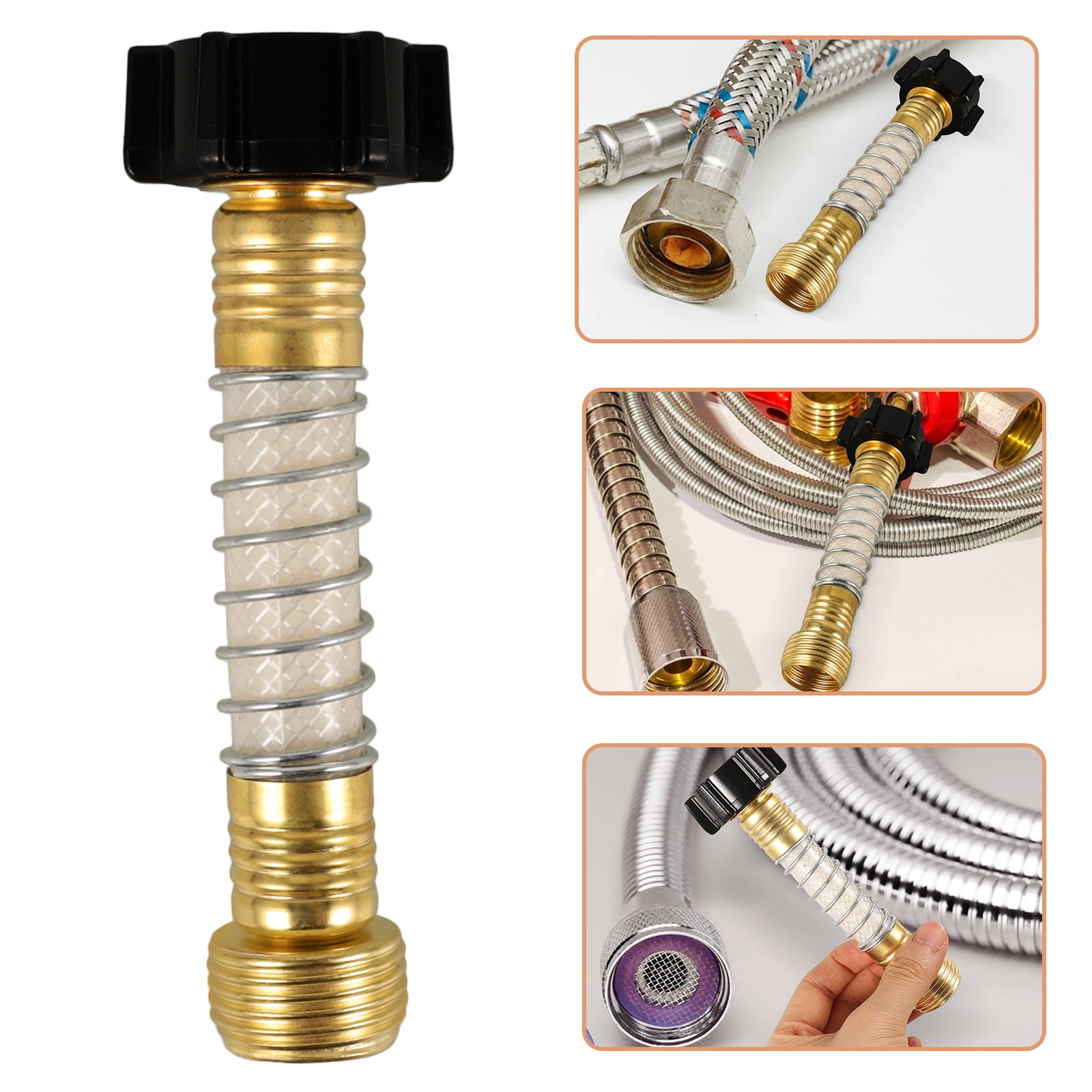 Garden Hose Extension Adapter, Garden Hose Extender for Faucet Outdoor ...