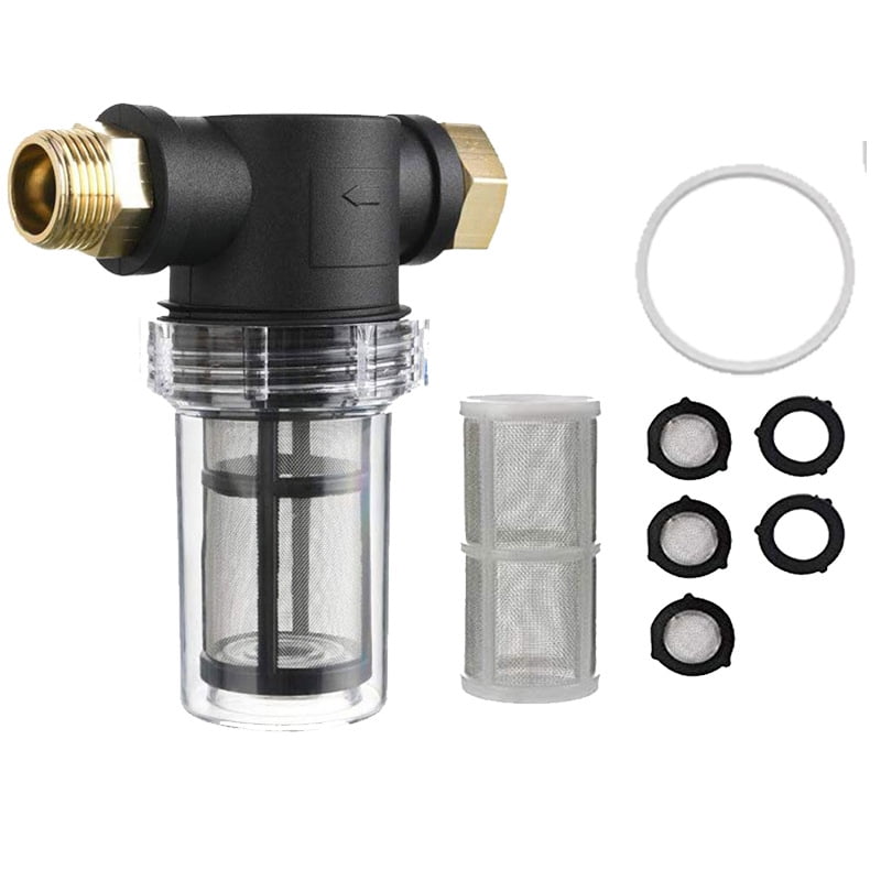 Garden Hose Filter for Pressure Washer Inlet Water, Inline Sediment ...
