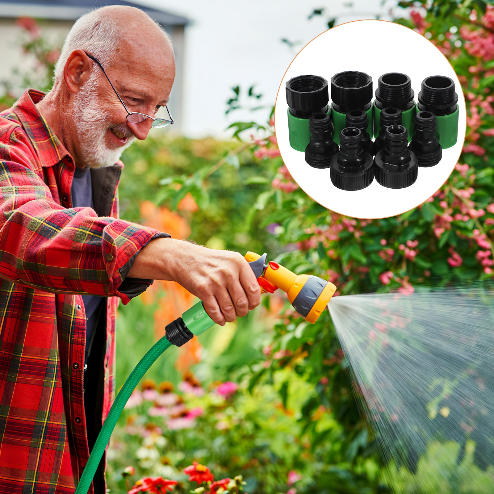 Garden Hose Fitting Connector Quick Release Male Female Adapter Quick ...