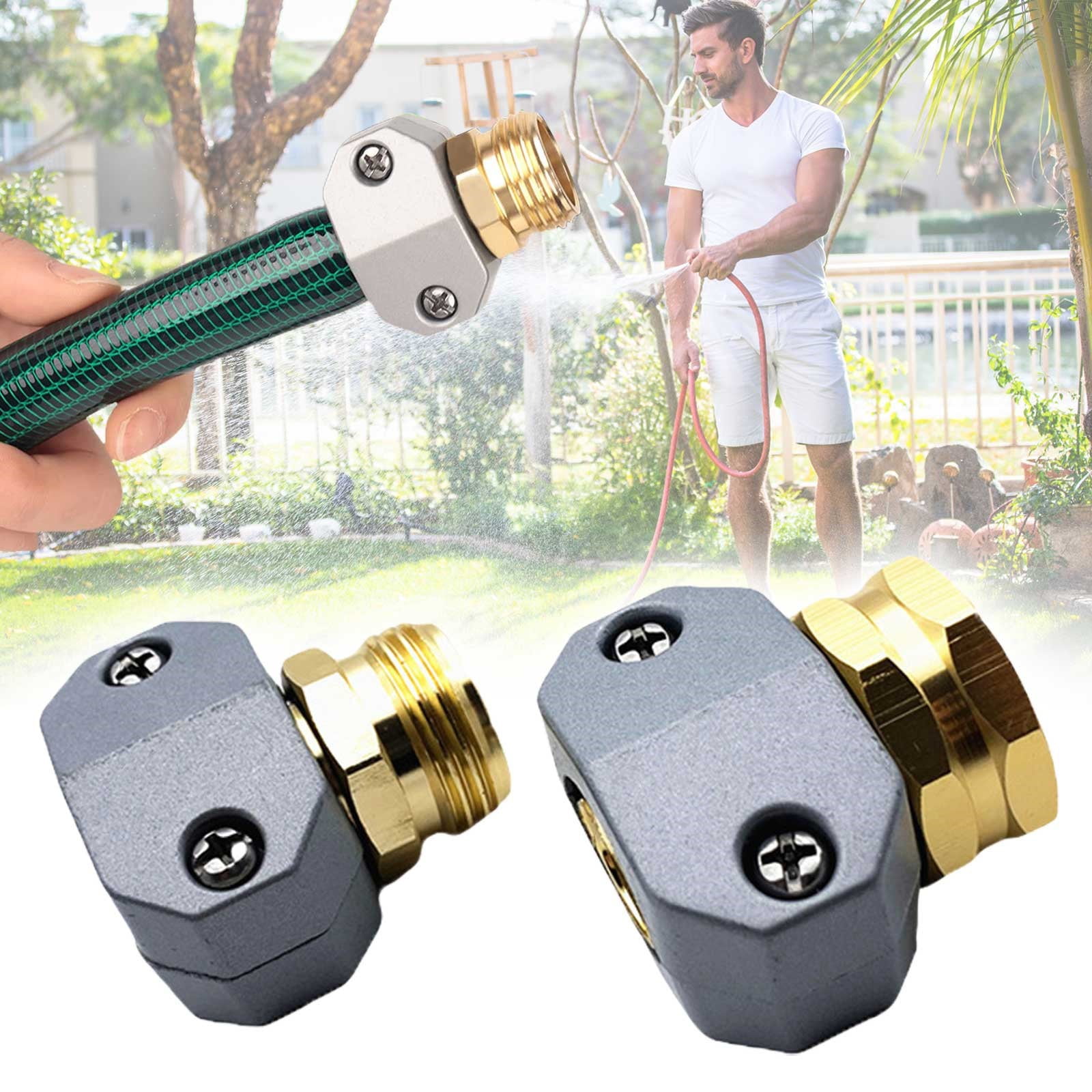 Garden Hose Fittings Aluminum Female And Male With Clamp Water Hose End ...