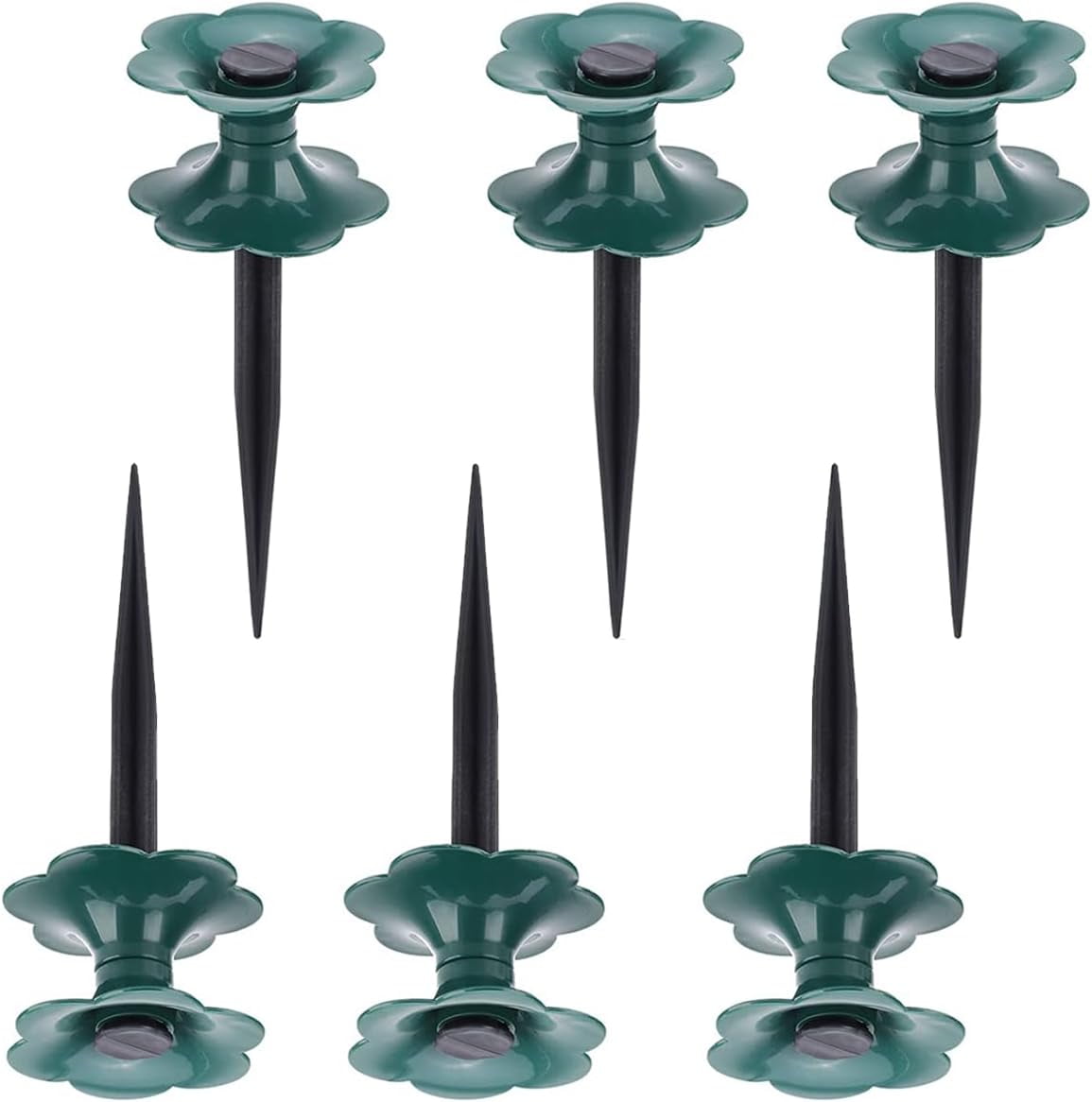 Garden Hose Guide Spike, 10 Inch Plastic Spike Lawn Stakes - Sturdy ...