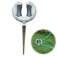 Garden Hose Guide Stake with Smooth-Rolling Hose Roller, Anti-Rust ...