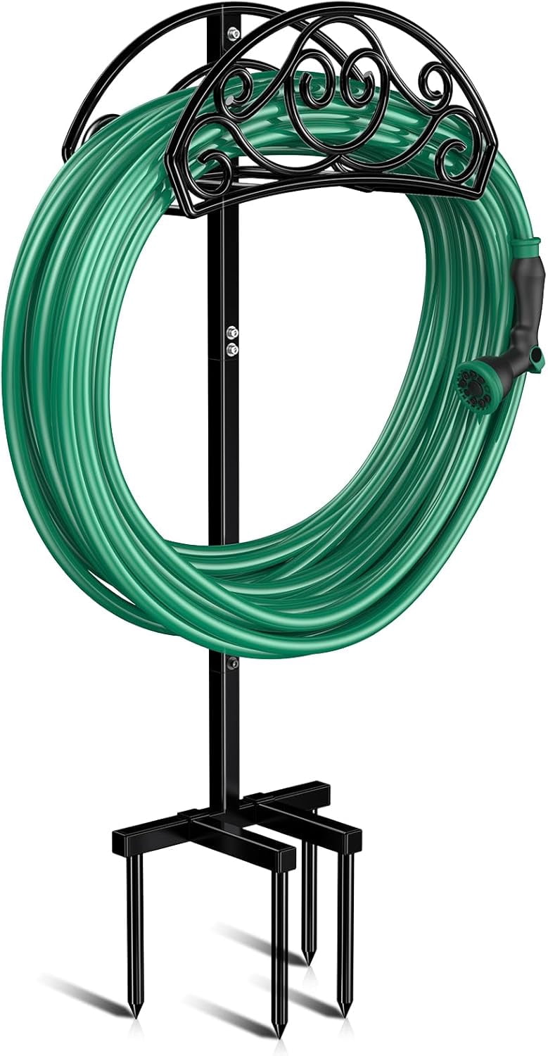 Garden Hose Holder Detachable Water Hose Holder, Thicker Metal Hose ...