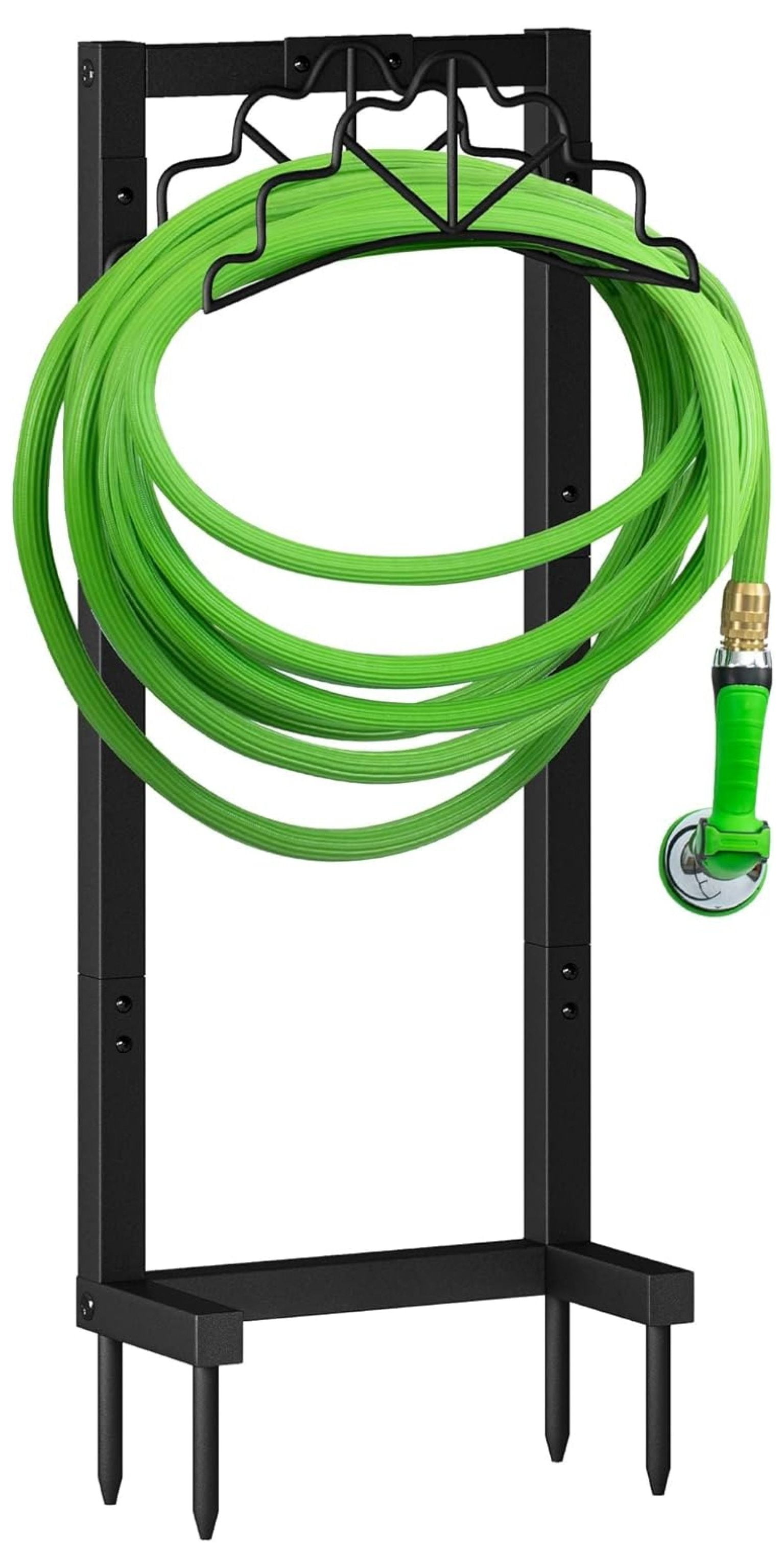 Garden Hose Holder Freestanding, Heavy Duty Water Hose Holder Metal ...
