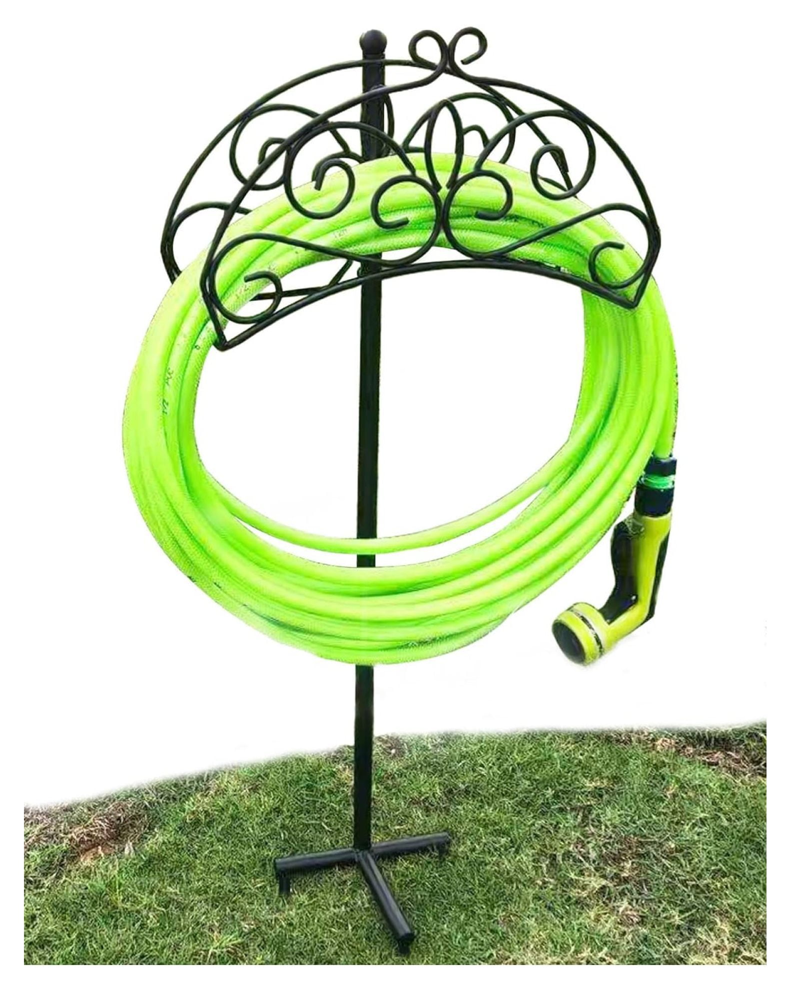 Garden Hose Holder Hanger Detachable Metal Sturdy Water Hose Storage ...