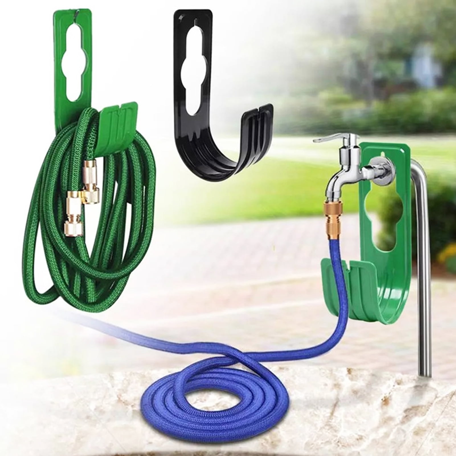 Garden Hose Holder Heavy Duty ABS Strong Load Bearing Space Saving High ...
