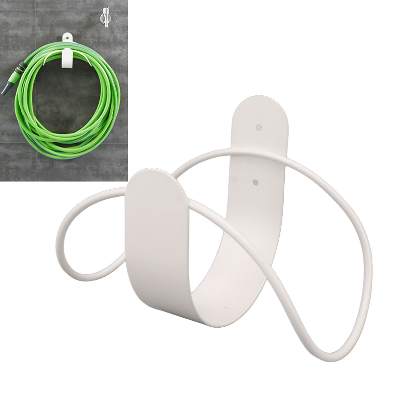 Garden Hose Holder, Stainless Steel Wall Mount Garden Hose Bracket For ...