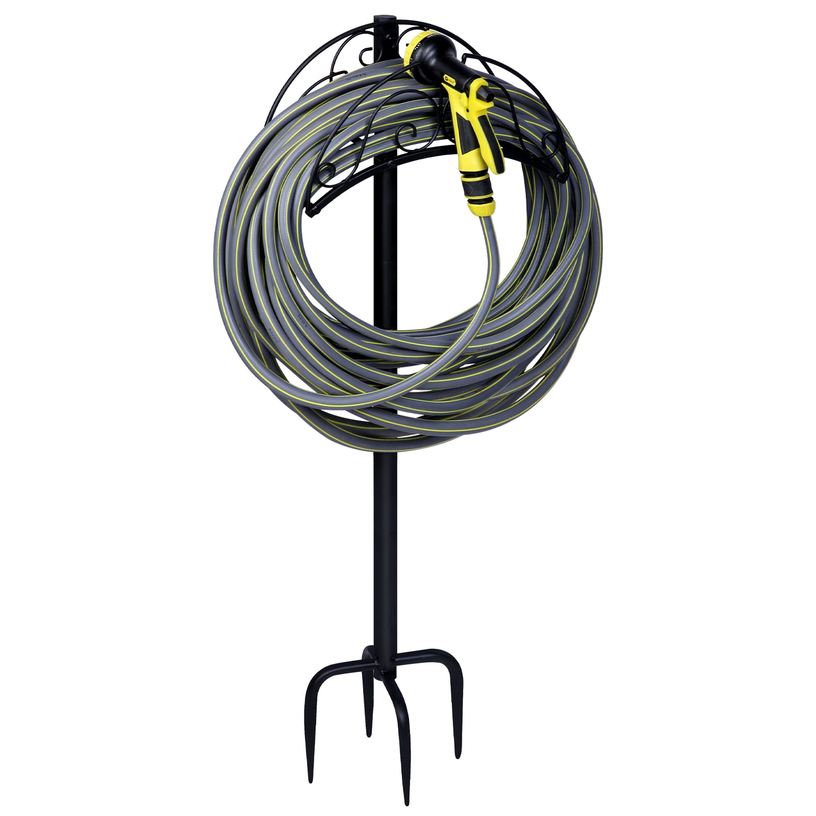 Garden Hose Holder Stand Freestanding - Heavy Duty Water Hose Stand ...