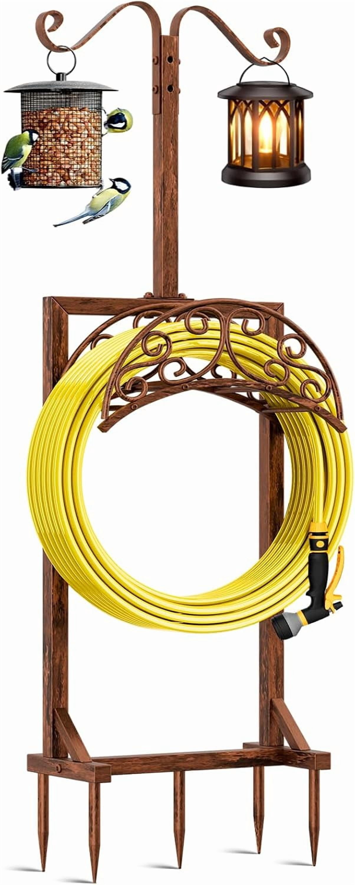 Garden Hose Holder - Upgraded Water Hose Holders for Outside with 5 ...