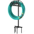 Freestanding Metal Garden Hose Holder, Detachable Heavy Duty Outdoor ...