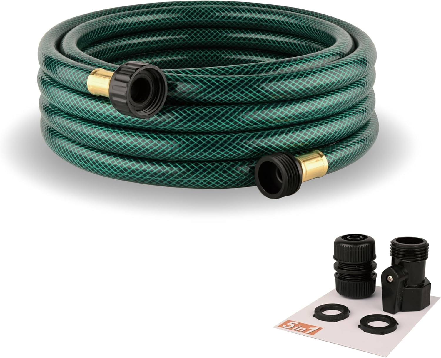 Garden Hose No Leaking for Watering: No Kink and Lightweight - 1/2 ...