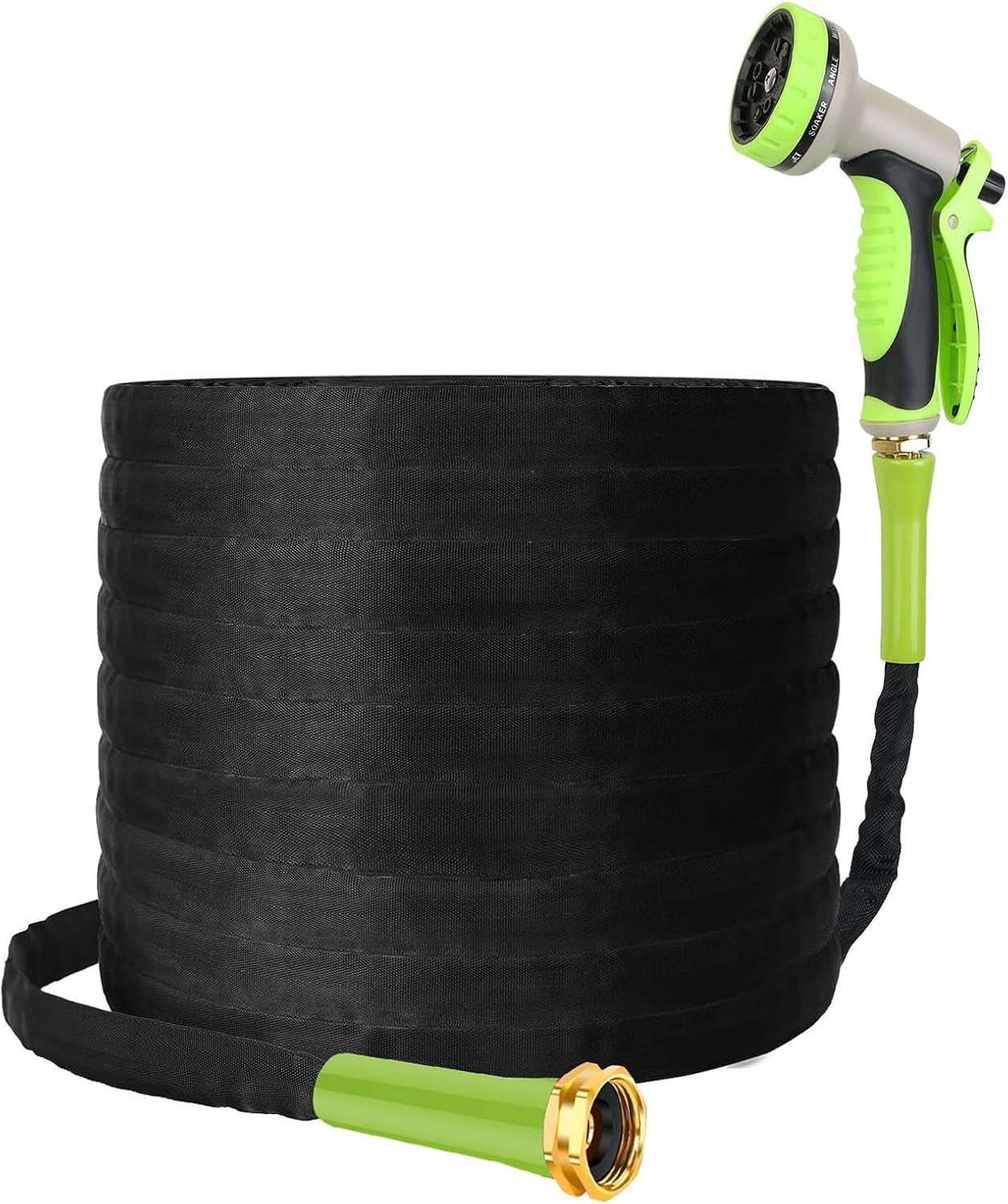 Garden Hose Non-Expandable Garden Hose Kink-Free Water Hose Flat Garden ...