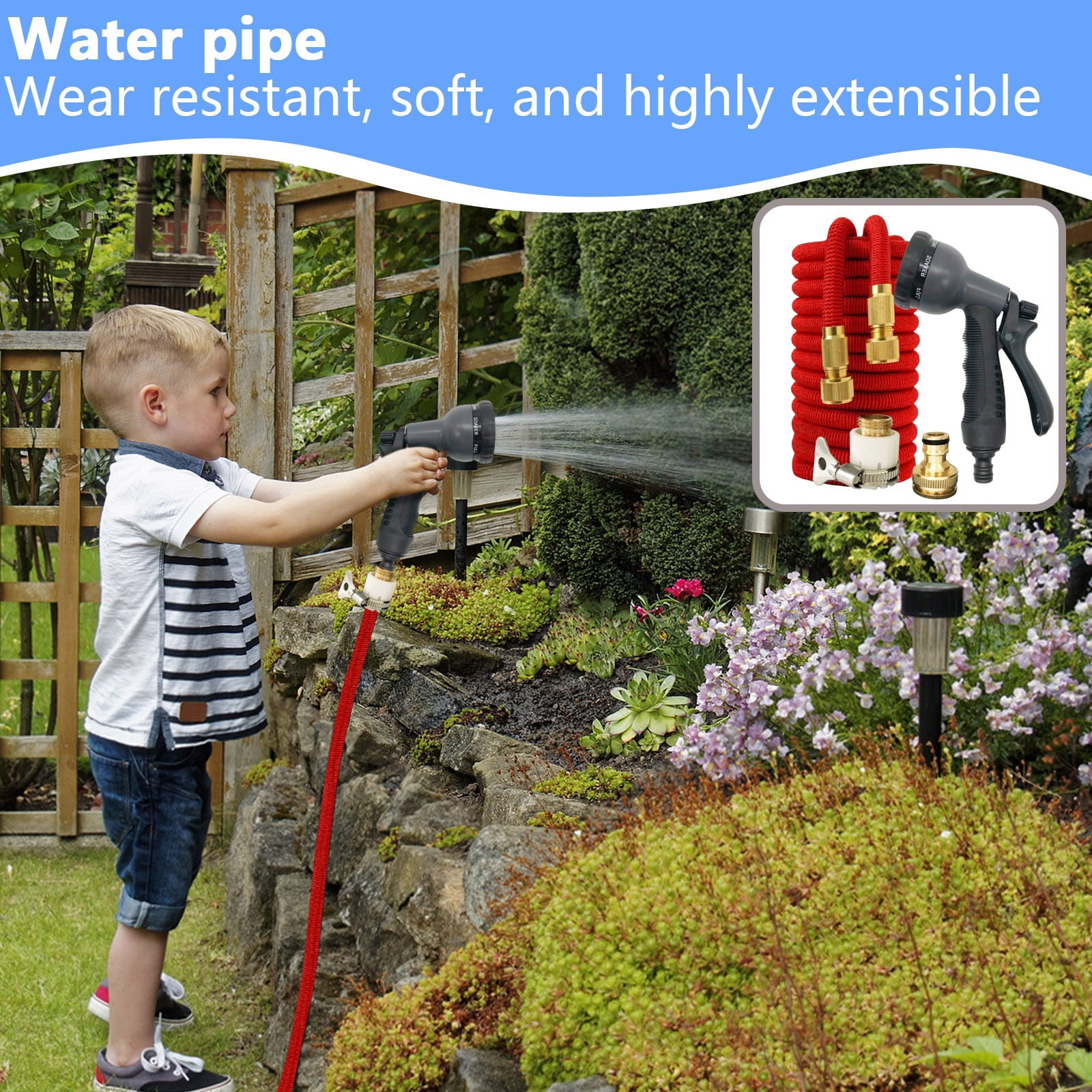 Garden Hose Non-Expanding, New Pocket Pivot Expandable Garden Hose 100 ...