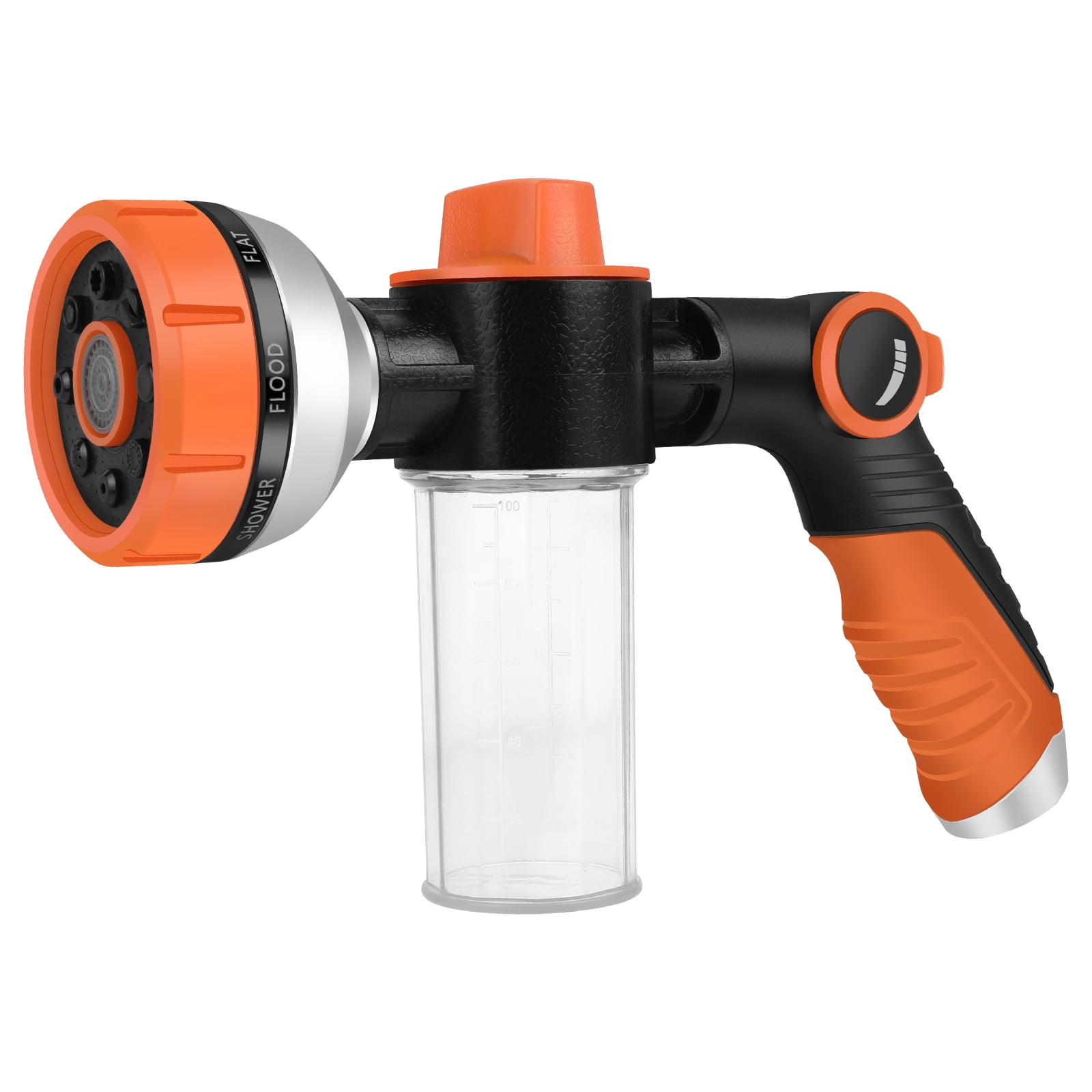 Garden Hose Nozzle, 8 Patterns Hose Sprayer High Pressure,Heavy Duty ...